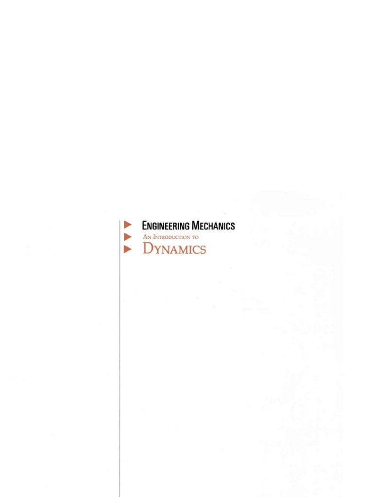 Engineering Mechanics - An Introduction To Dynamics 4th Ed PDF | PDF ...