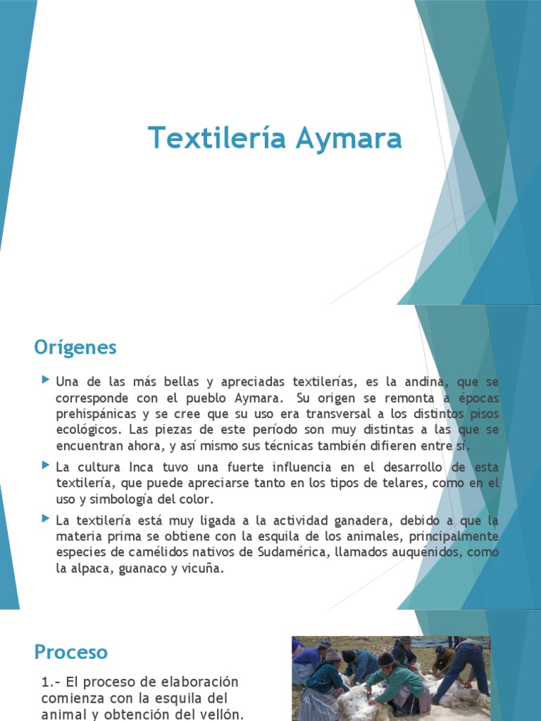 La tradición textil Aymara: Orígenes, procesos y significados ...