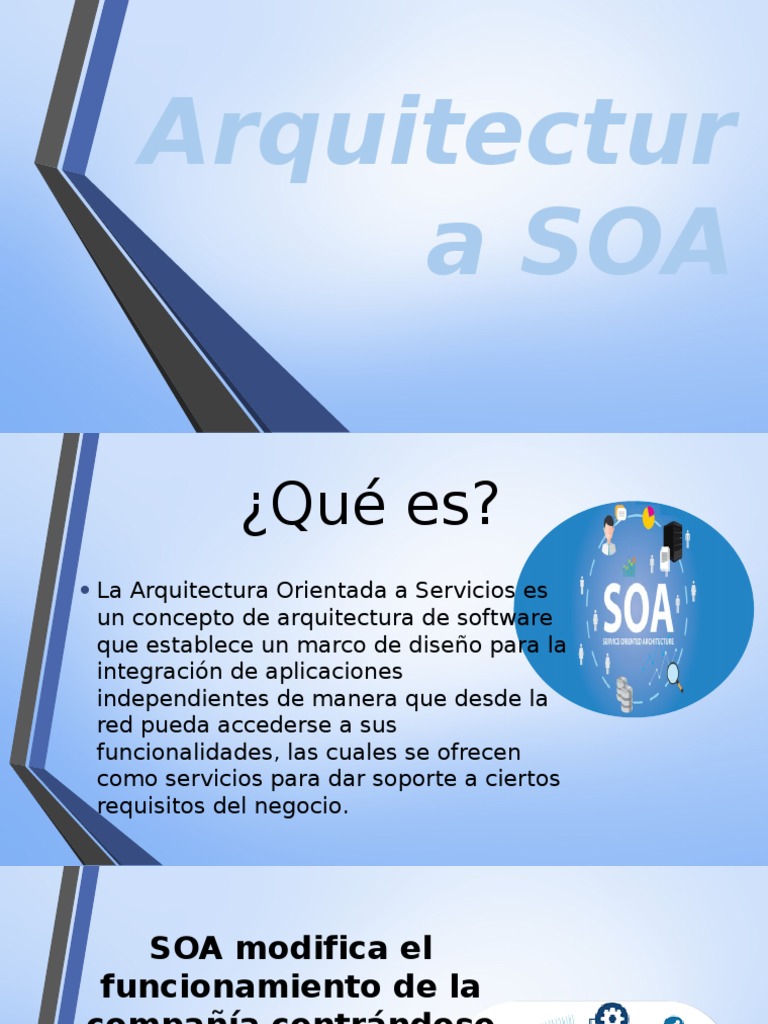 Introducción a la Arquitectura SOA | PDF | Arquitectura orientada a ...
