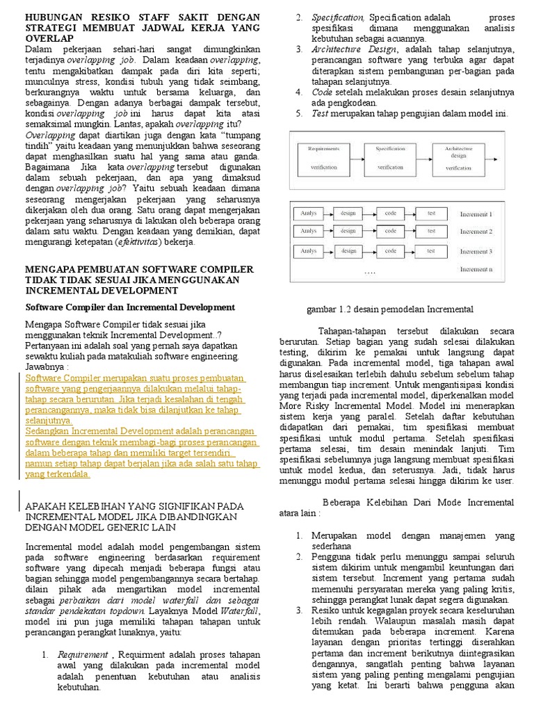 Hubungan Resiko Staff Sakit Dengan Strategi Membuat Jadwal Kerja Yang ...