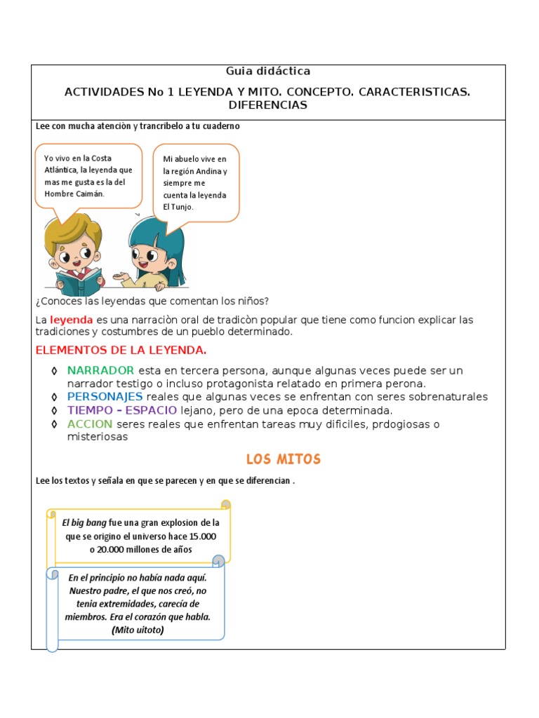 Mitos y Leyendas | PDF | Leyendas | Narrativa