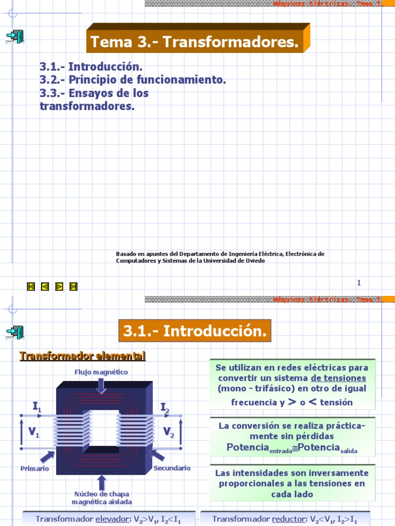 Transformadores 2 | PDF | Transformador | Componentes eléctricos