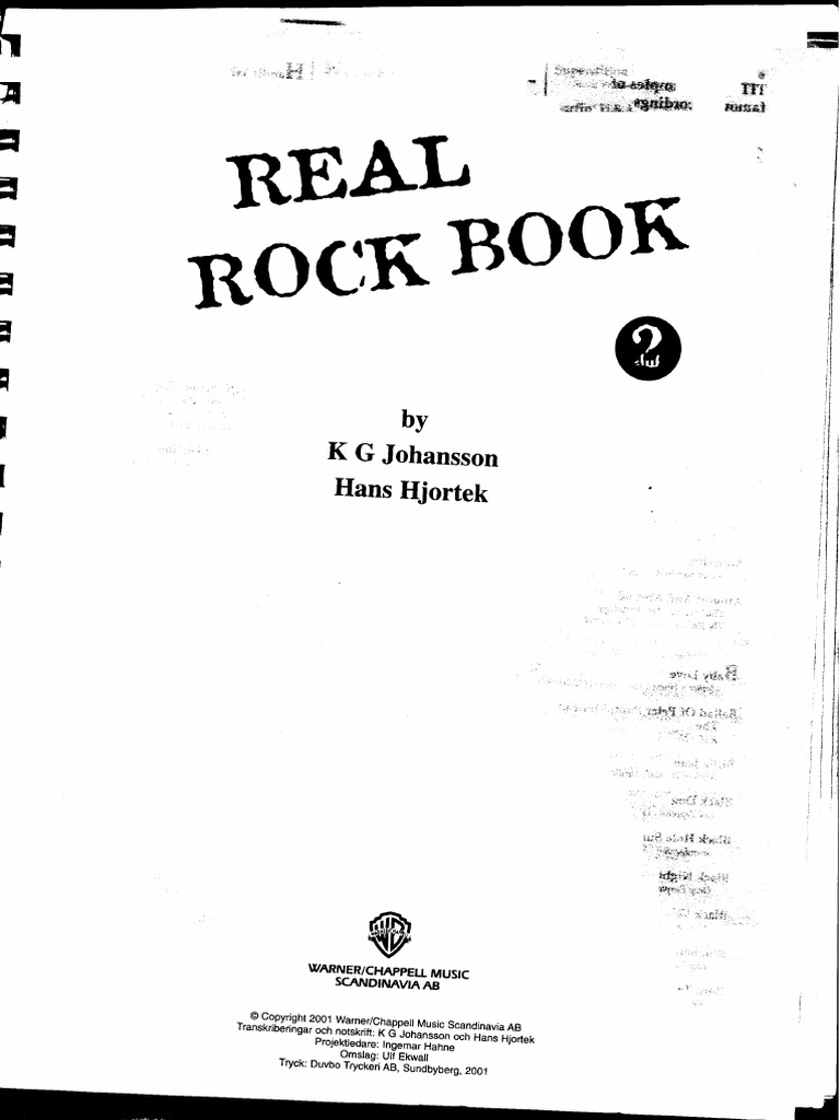 The Real Rock Book 2 PDF | PDF