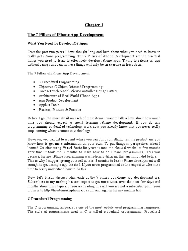 Iphone App Development | PDF | Objective C | Xcode