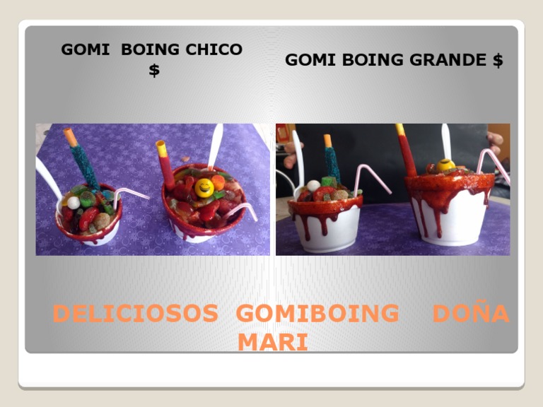 Deliciosos Gomiboing Doña Mari | PDF