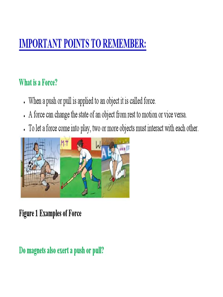 Force-And-Pressure-Class-8 CBSE NOTES BY CHANAKYA TUTORIAL | PDF | Business