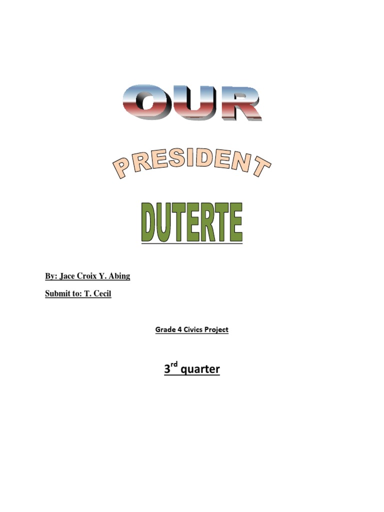 President Rodrigo Roa Duterte's Infrastructure Projects and ...