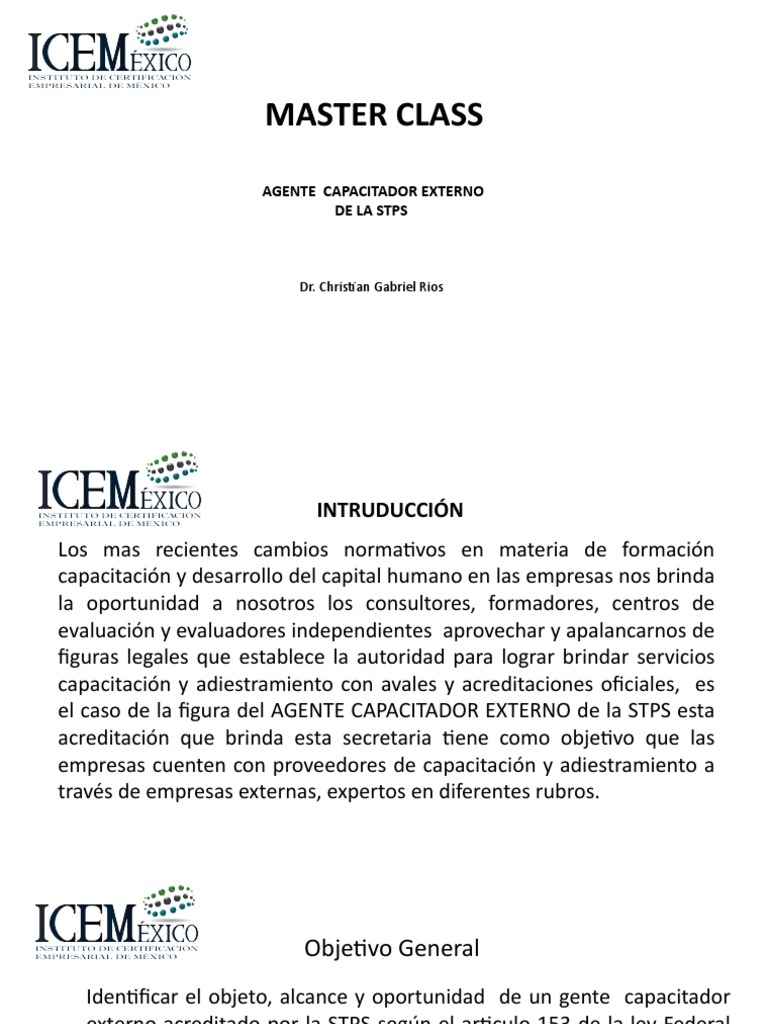 Capacitador Externo STPS 2 | PDF | Institución | Gobierno