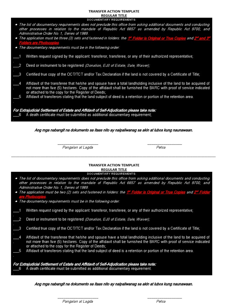 Checklist Dar Clearance Regular New 2019 | PDF | Government Information ...