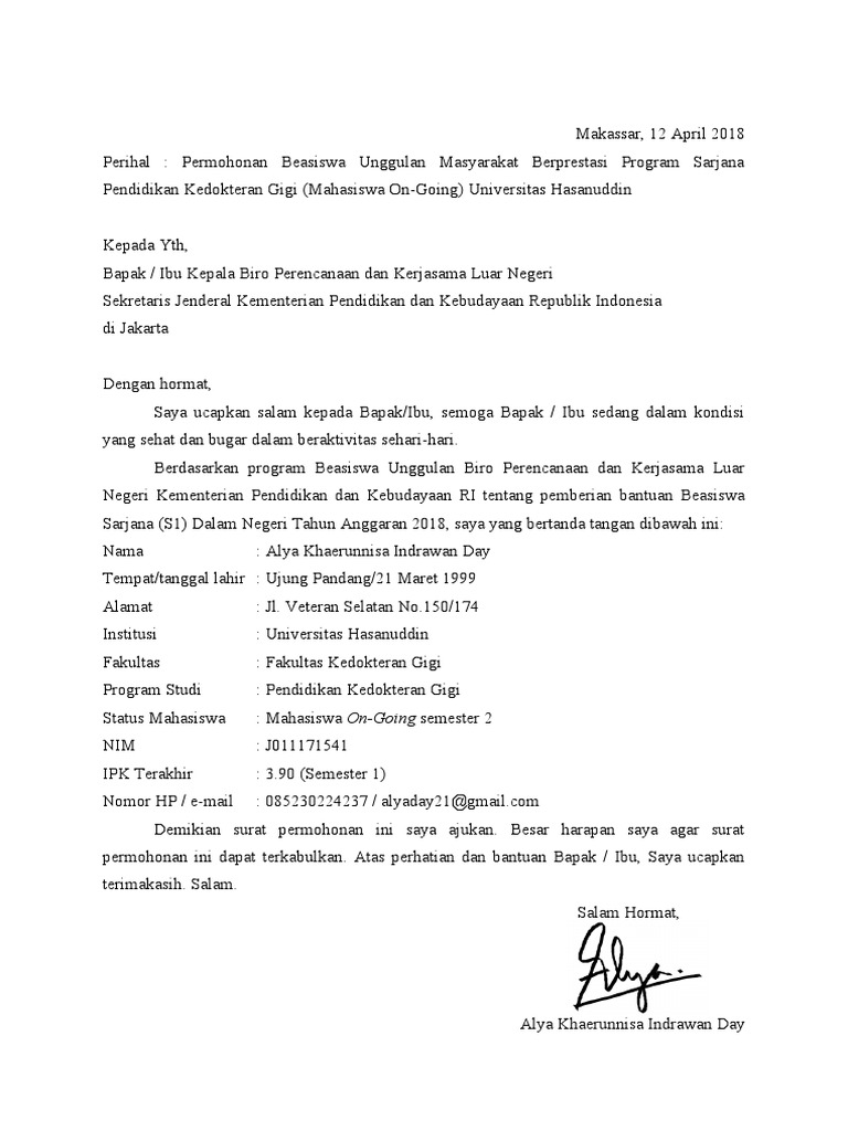 Proposal Rencana Studi | PDF
