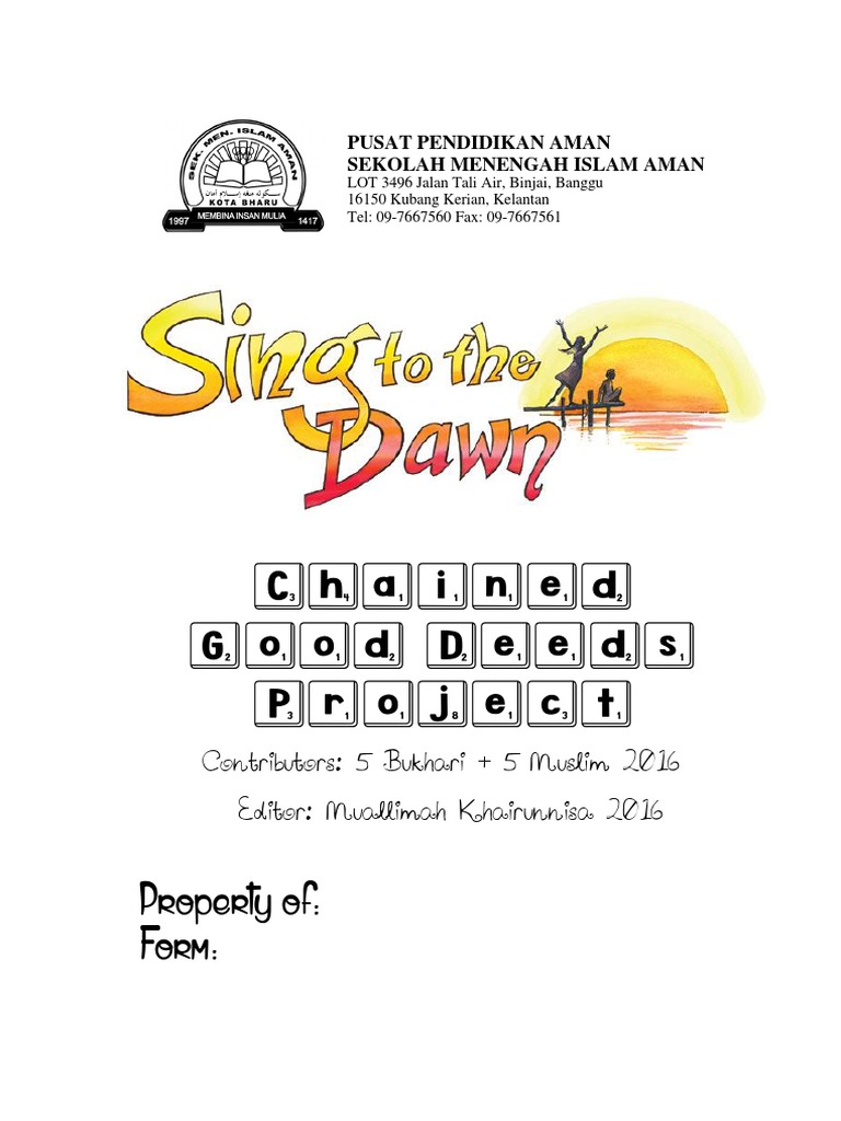 (COMPILED) Chained Good Deeds Project Final | PDF