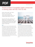EPA Method 524.2 for Water Analysis | PDF | Gas Chromatography | Mass ...