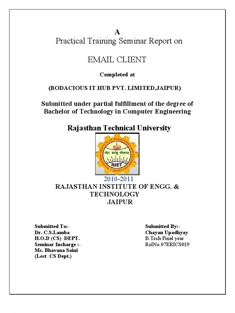 Anshuman's Seminar Report | PDF | Java (Programming Language) | Computer Programming