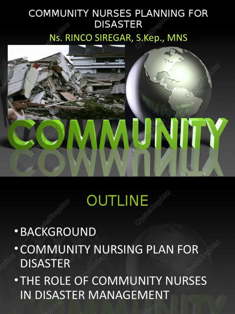 Community Nurses Planning For Disaster | PDF | Emergency Management ...