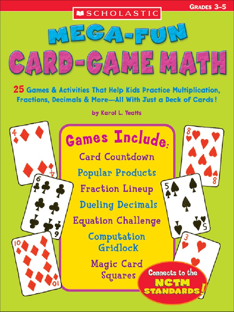 Mega Fun Math Cards 3 5 PDF | PDF | National Council Of Teachers Of ...