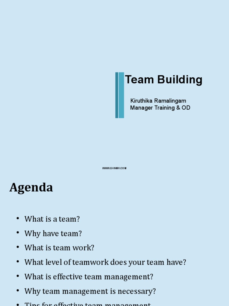 Team Building - Presentation | PDF