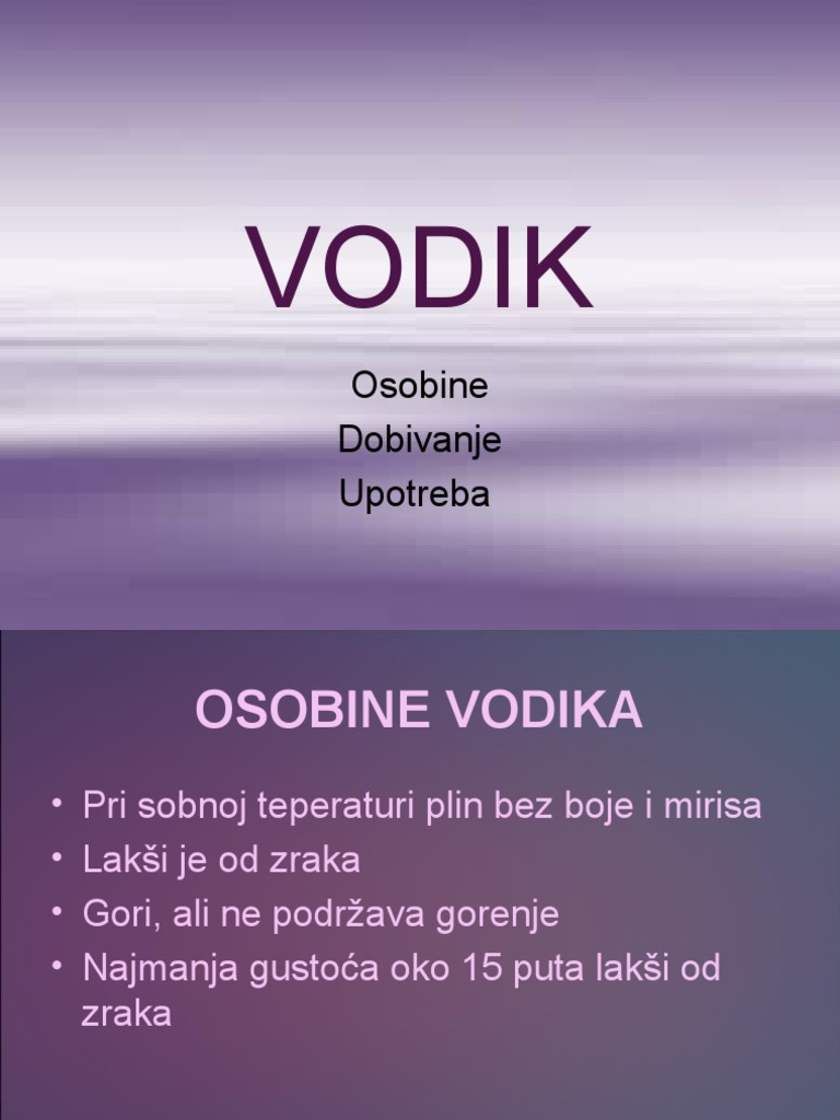 VODIK | PDF