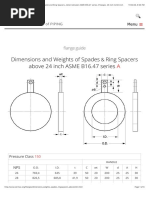 ASME B16 48 Dimensions of Spades and Ring Spacers PDF | PDF | Mechanical Engineering | Nature