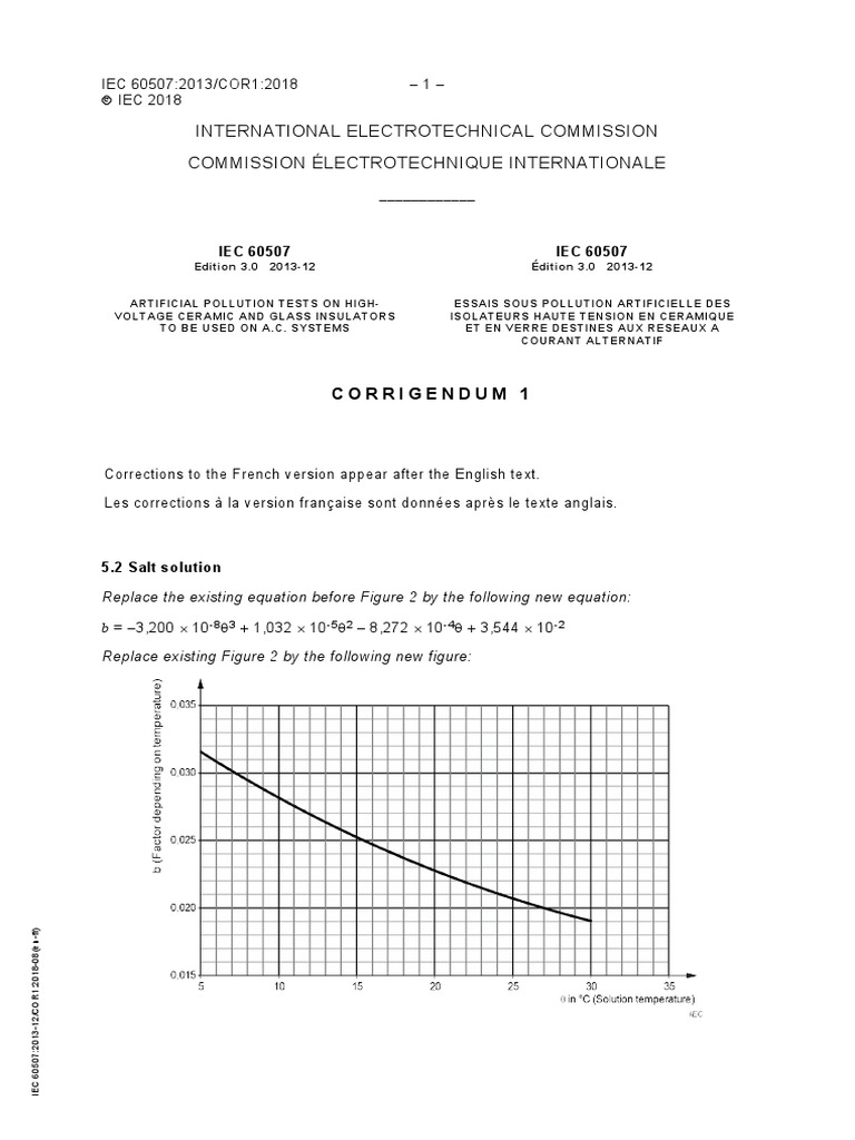 Iec60507-Cor1 (Ed3 0) B PDF | PDF