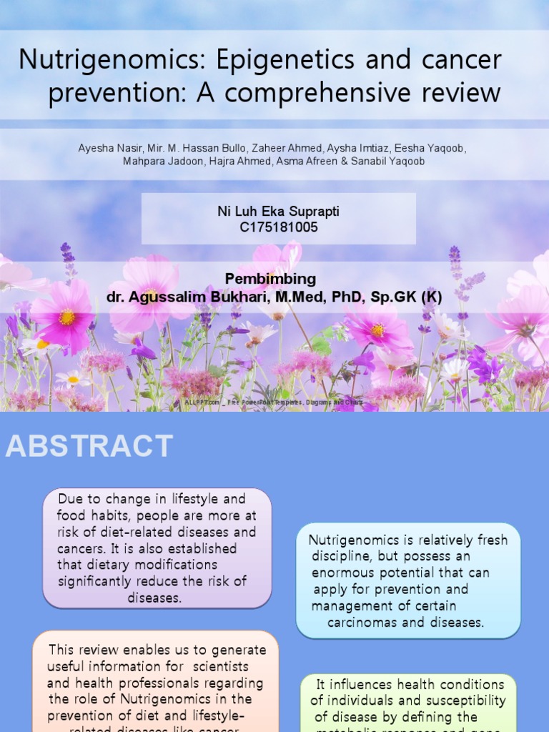 Nutrigenomics | PDF | Epigenetics | Dna Methylation