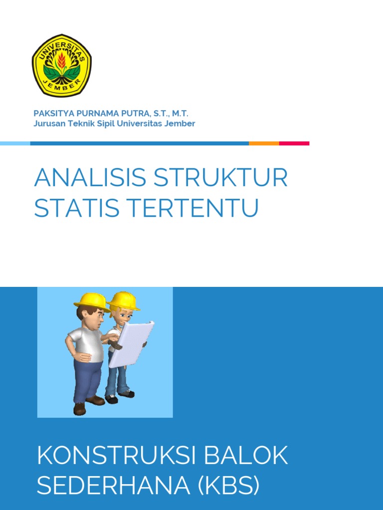 Anstruk Tertentu - 4 - Konstruksi Balok Sederhana - Terpusat, Merata, Kombinasi - Tugas-2 PDF ...