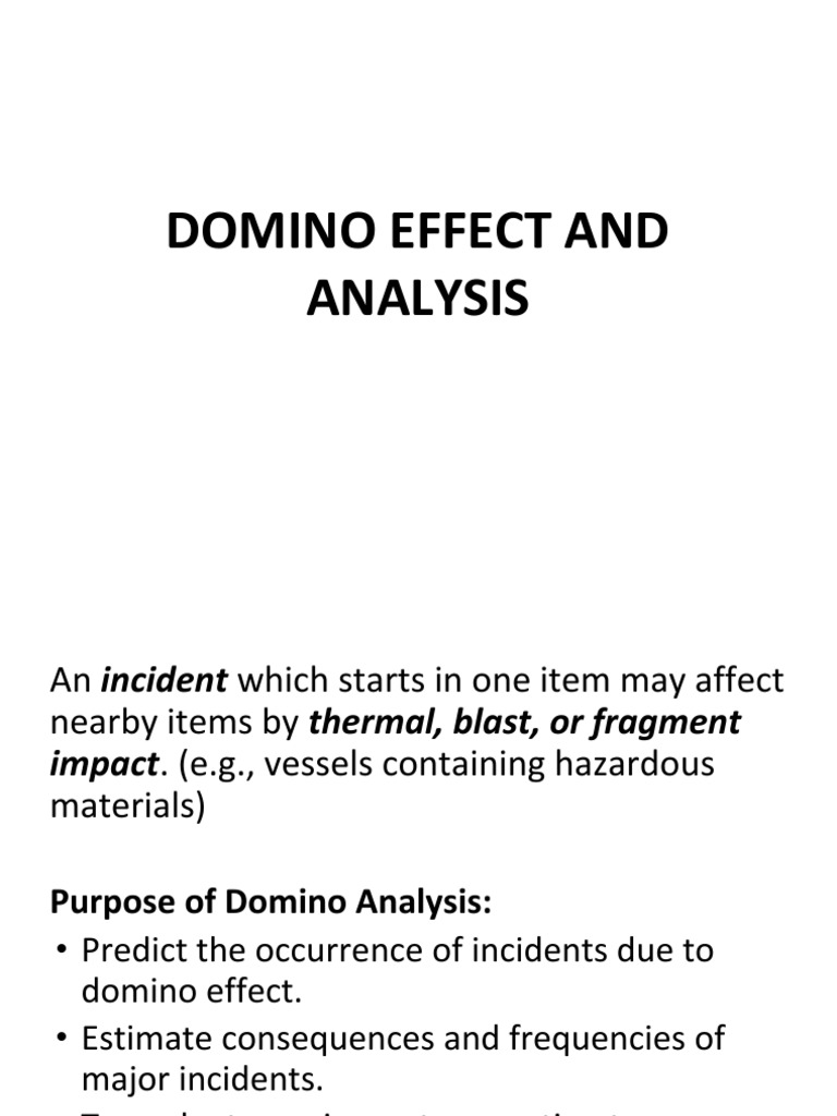 Domino Effect Analysis in Hazardous Systems | PDF | Reliability ...
