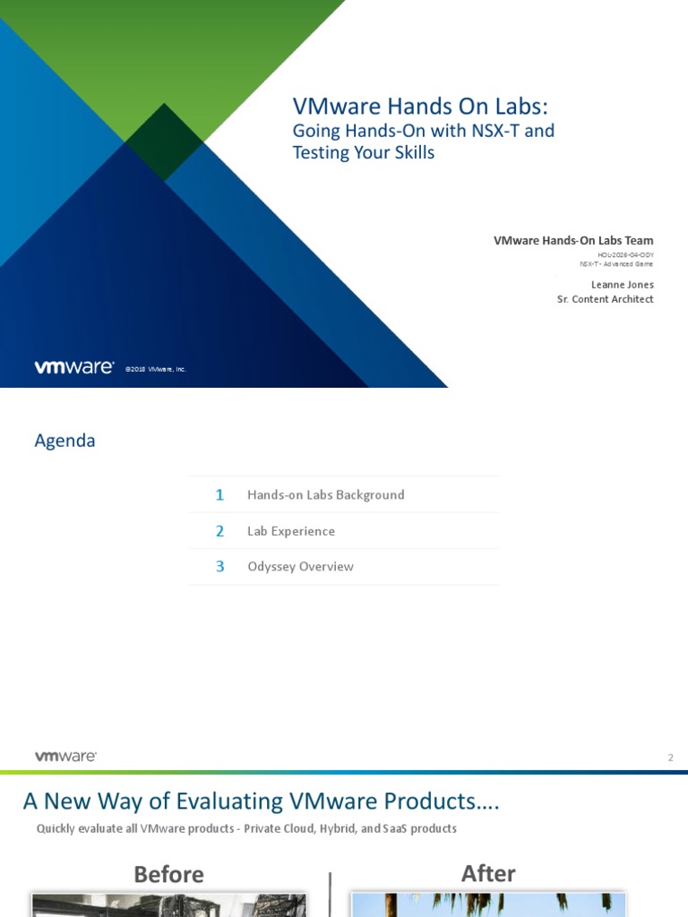 VMware Hands On Labs: Going Hands-On With NSX-T and Testing Your Skills ...