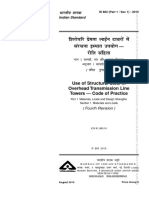 IS 802 Part-1 Sec-1 2015 | PDF | Structural Steel | Screw