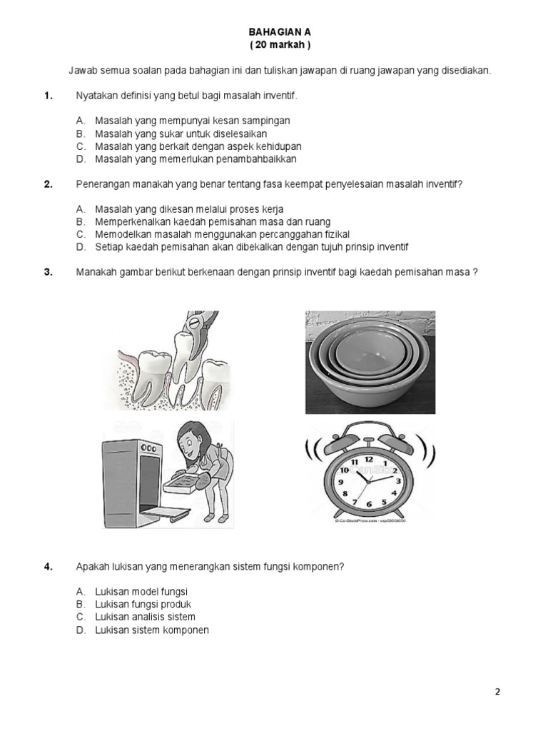 T2 UJIAN 1 2019 Edit2 - Skema JWPN | PDF | Komputer