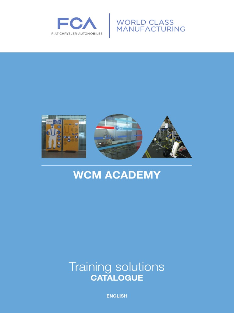 FCA WCM Academy 2016 ENG Catalogue | PDF | Quality Assurance | Simulation
