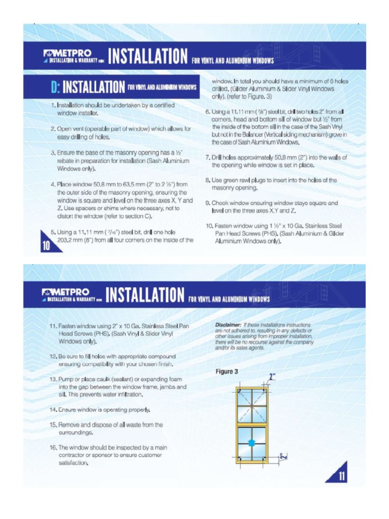 Metpro Installation | PDF