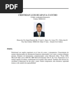CV Hector Maldonado Castro - Administrativo | PDF | Informática | Sistema operativo