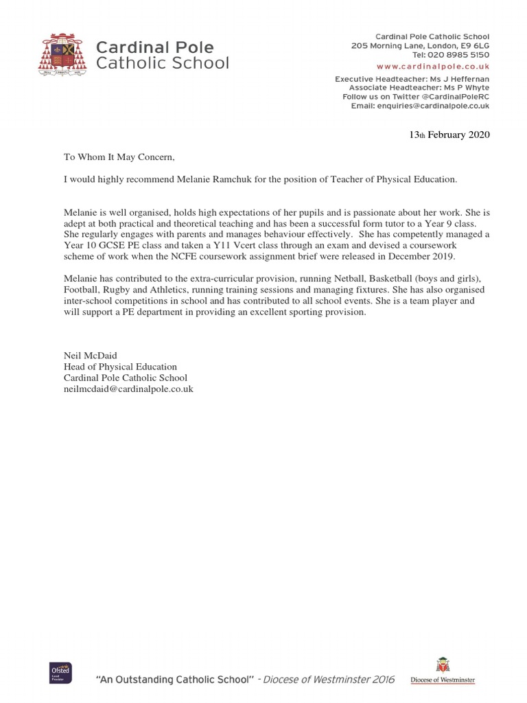 NMC Reference Letter | PDF