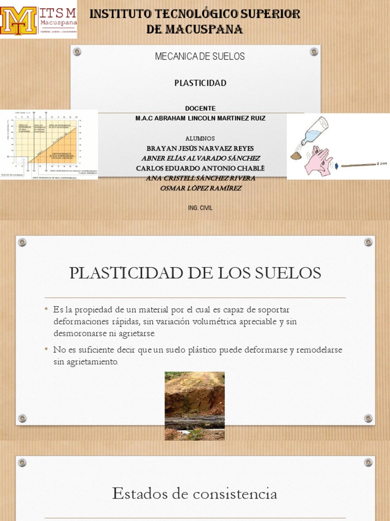 Plasticidad de Suelos y Ensayos ASTM | PDF | Plasticidad (Física) | El ...