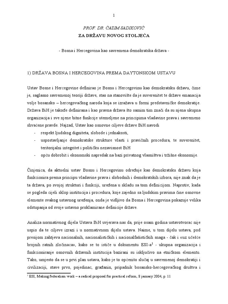 Prof DR Cazim Sadikovic | PDF