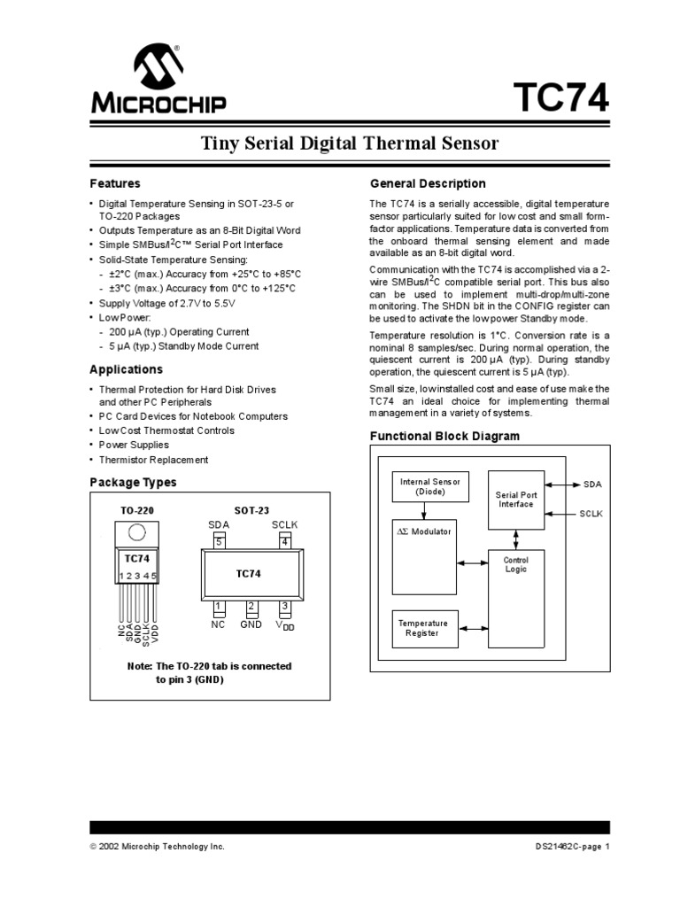 TC74 | Electronic Engineering | Computer Architecture