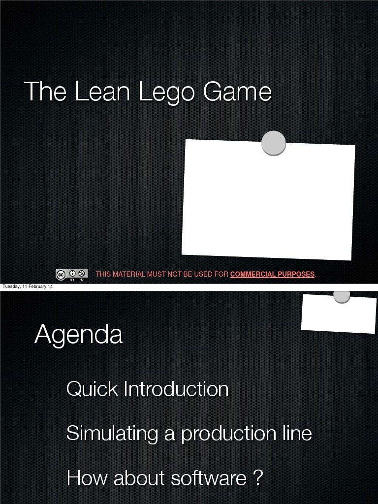 The Lean Lego Game Slides Long iSixSigma PDF | PDF | Lean Manufacturing ...