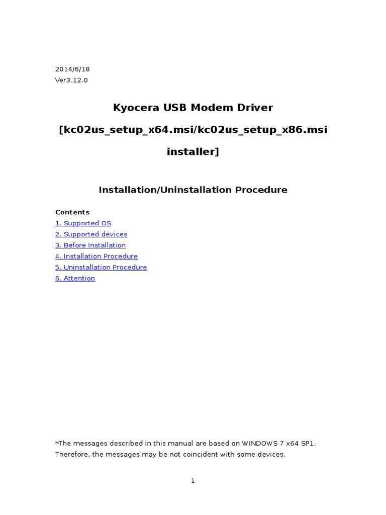 USB Driver Installation Procedure (Kc02us Setup) Ver3.12 | PDF | Device Driver | Microsoft Windows