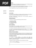 Sample Script of Board Meeting | PDF | Government