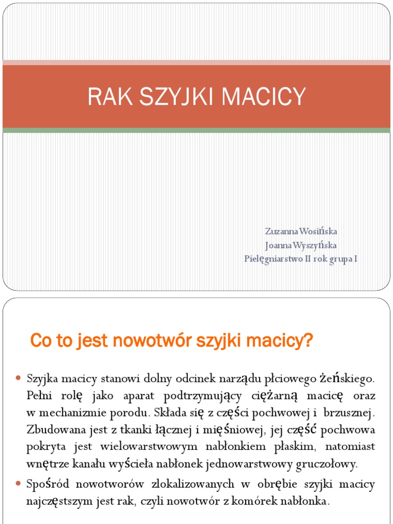 RAK SZYJKI MACICY-skonwertowany PDF | PDF