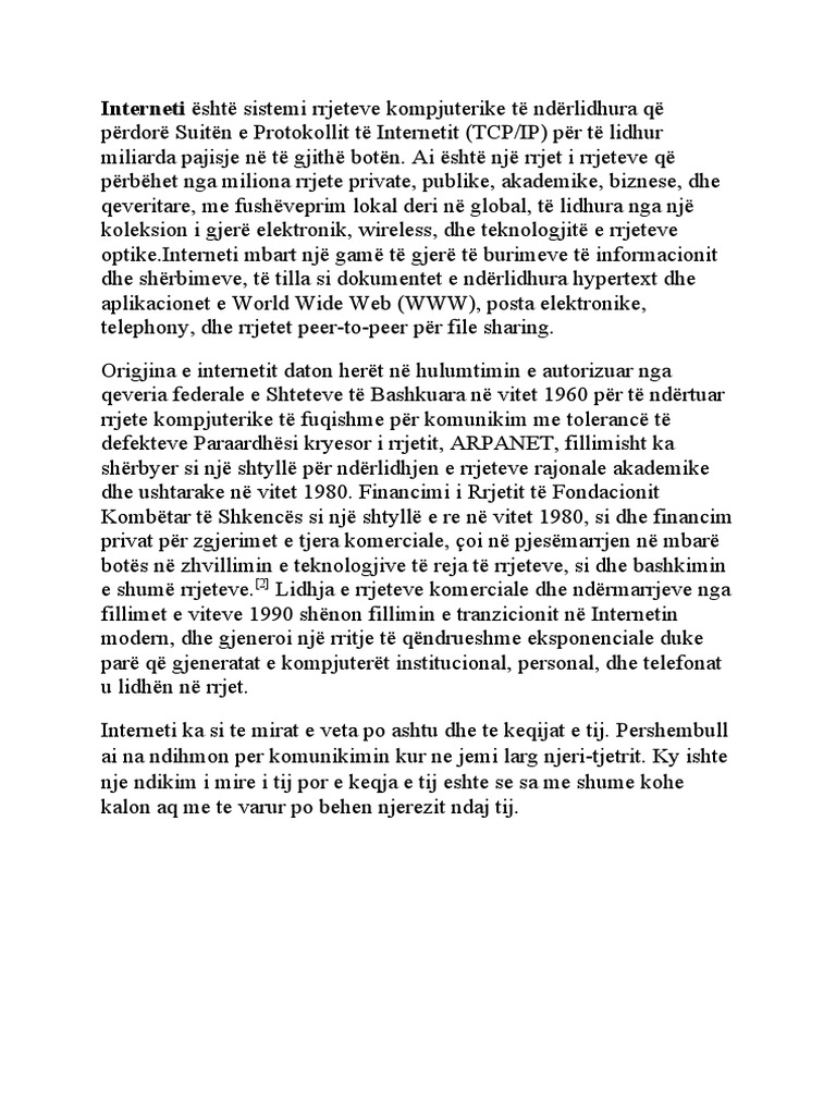 Çka Është Interneti | PDF