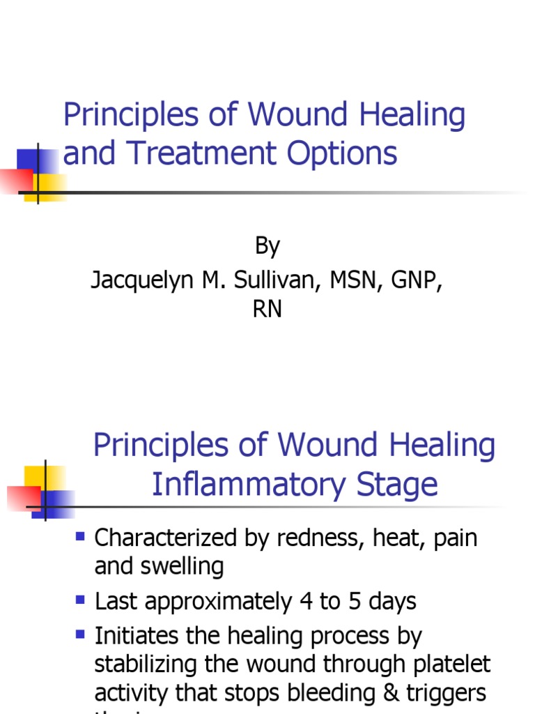 Principles of Wound Healing and Treatment Options | PDF | Wound Healing ...