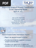 Surgical Wound Classification Guide | PDF | Wound | Surgery