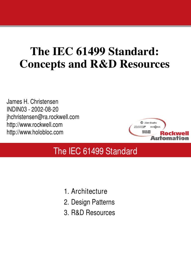 The IEC 61499 Standard. Concepts and R&D Resources | PDF | User Interface | Control Theory