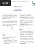 Informe sobre el Software LINDO | PDF | Programación lineal ...