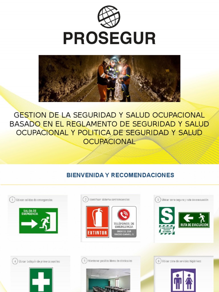 Gestion de La Seguridad y Salud Ocupacional Basado en El Reglamento de Seguridad y Salud ...