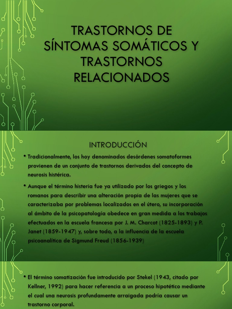 Trastornos Somáticos y Su Evolución | PDF | Neurosis | Ansiedad