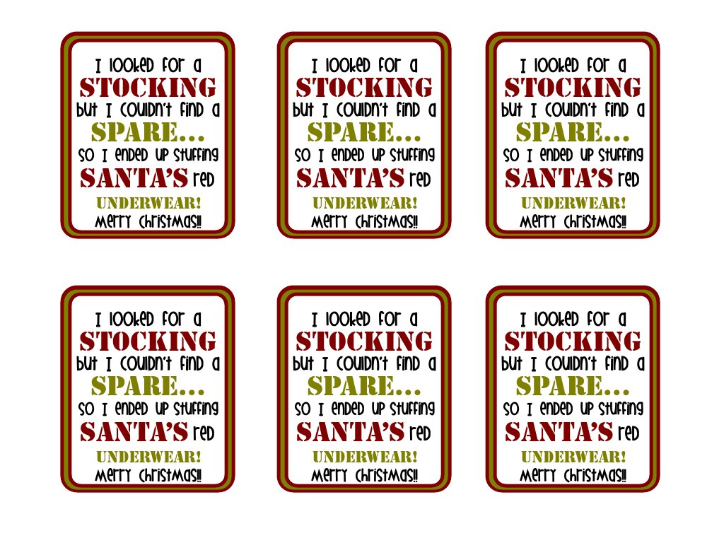 Santas Underwear | PDF