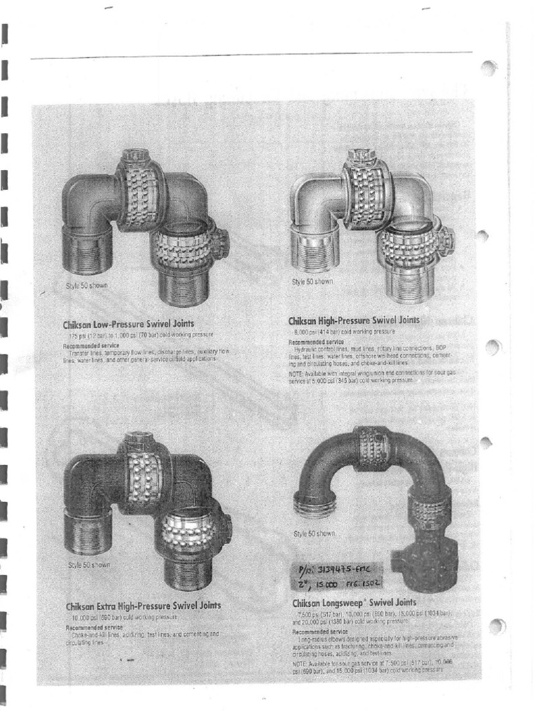 Swivel Joint & Hoses Chicksan | PDF