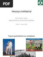 Entendendo a Herança Multifatorial | PDF | Alelo | Herdabilidade